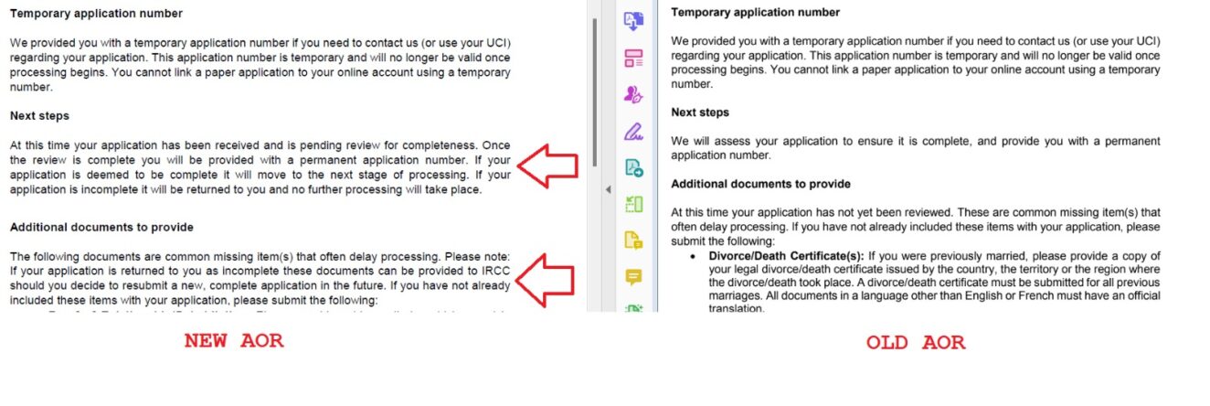 NEW Procedure For Spousal Sponsorship AOR - Temporary File Number ...